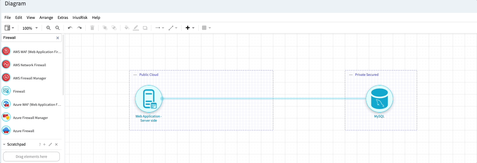 How to Insert a Component and Split Data Flow Lines in Your Diagram