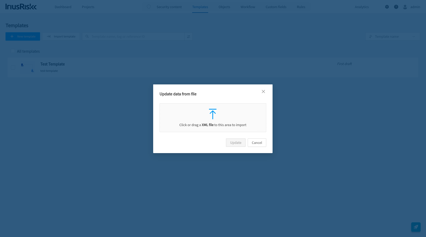 Creating, Updating, and Using Project Templates