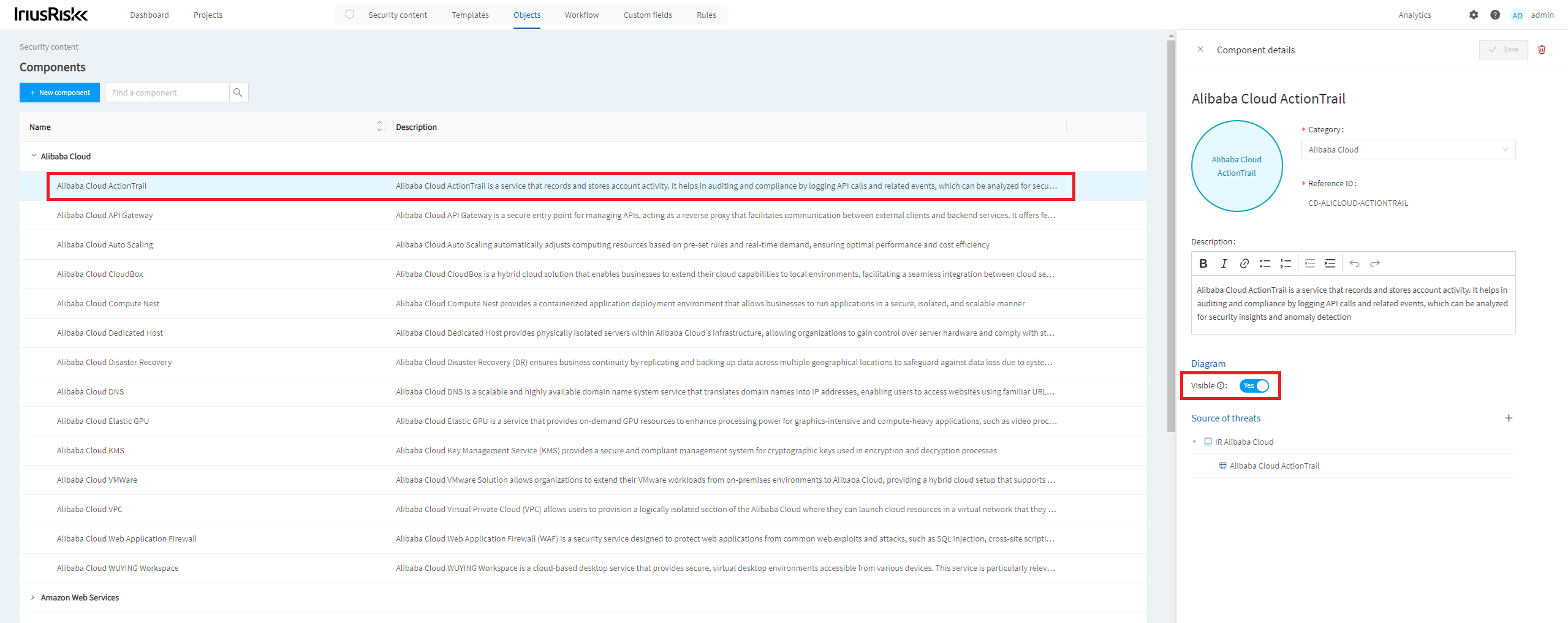 Creating, Managing and Troubleshooting Components in IriusRisk